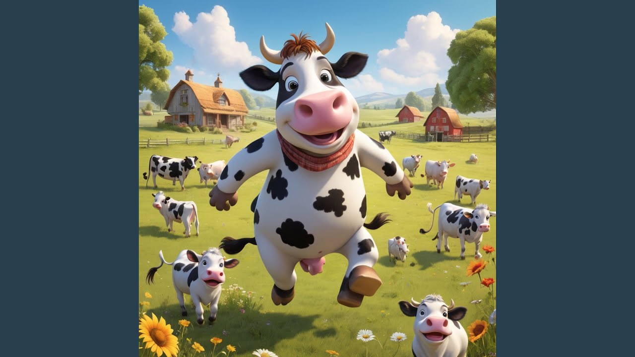 Happy cows, Jump, laugh, and fun all day - YouTube