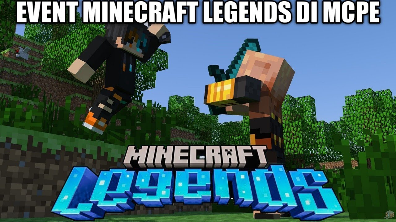 Mencoba menamatkan event Minecraft legends - YouTube