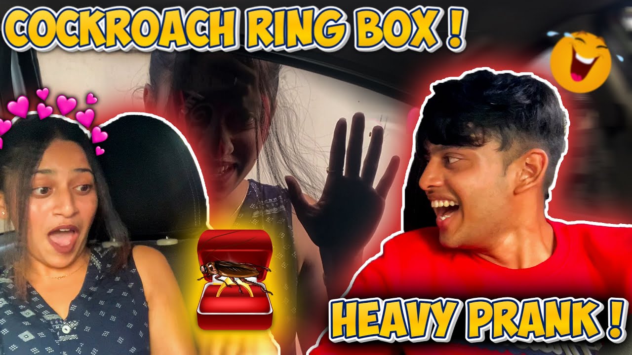 I PUT A COCKROACH IN A RING-BOX 💍 || PRANK GONE WRONG 🩴 - YouTube