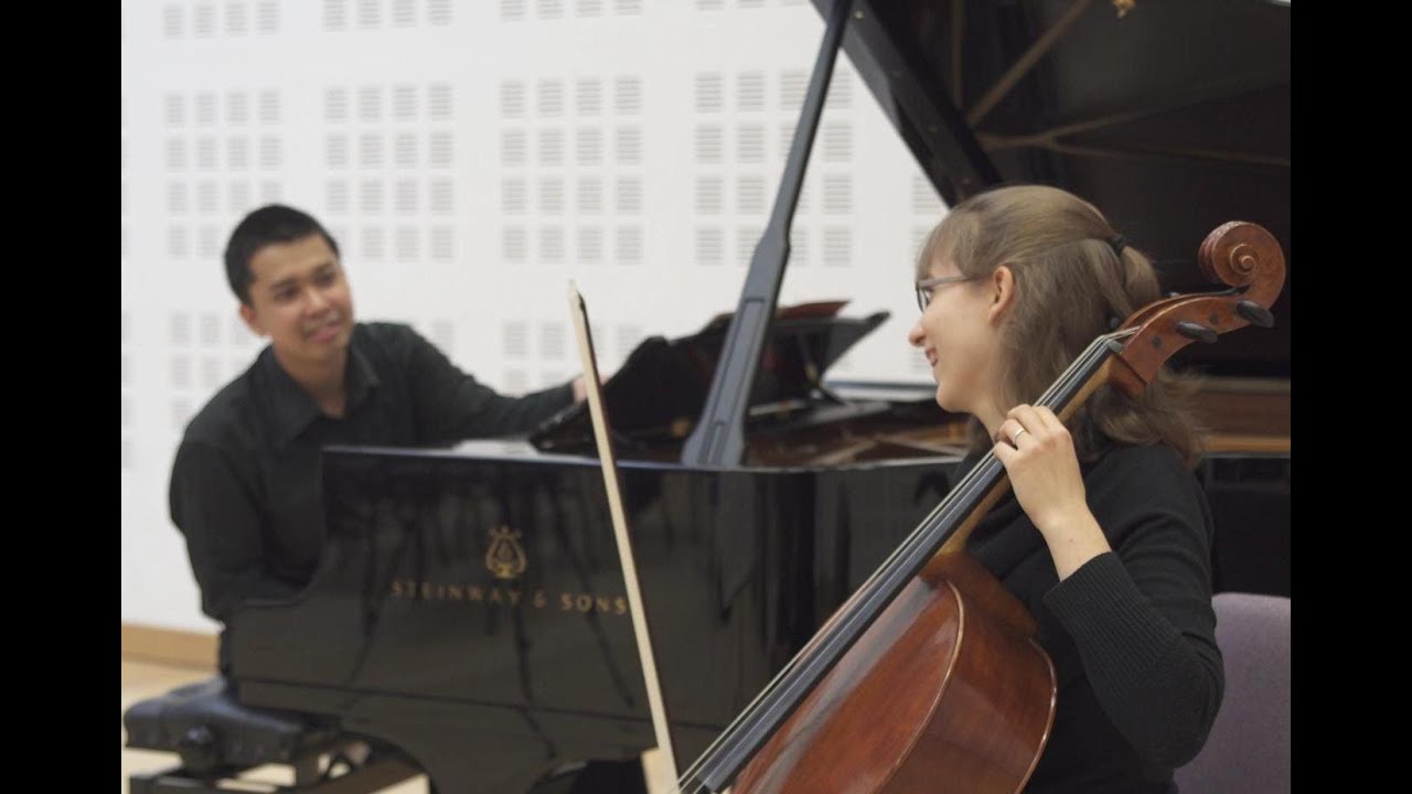 Behind the Scenes: Anna Ryland-Jones and Louis Perera recording Bloch's ...