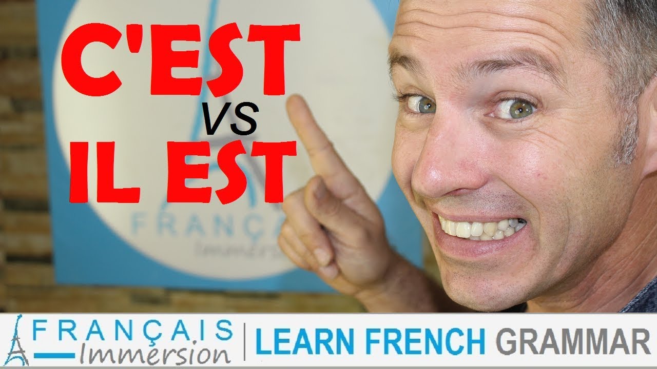 C'EST vs IL EST in French Grammar + FUN! (Learn French with Funny ...