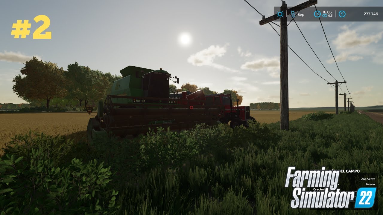 Terminamos la avena // FS22 - YouTube