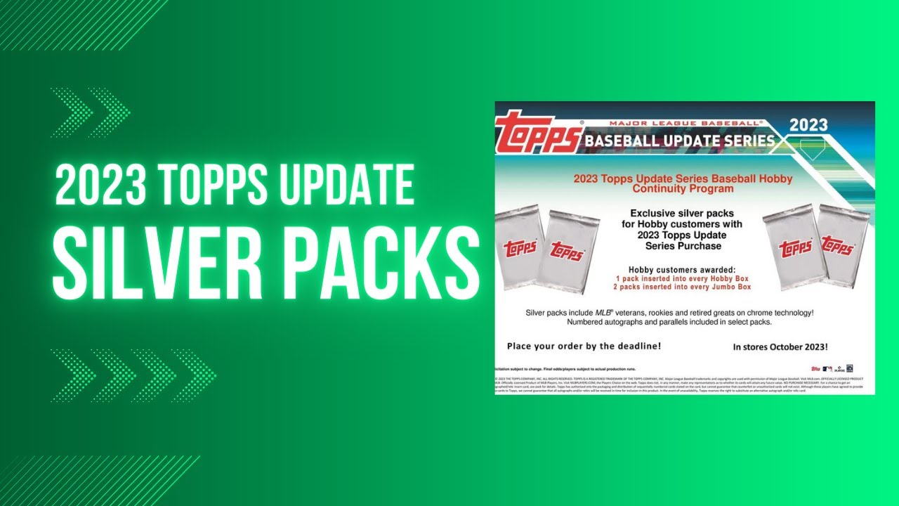 2023 Topps Update Silver Packs (4x) Opening!! - YouTube