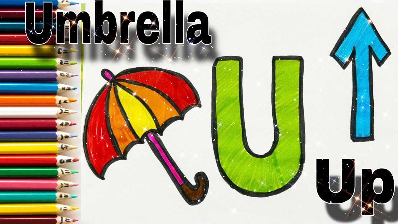 Alphabet U Drawing || How To Draw Alphabet A-Z Drawing |Alphabet U ...