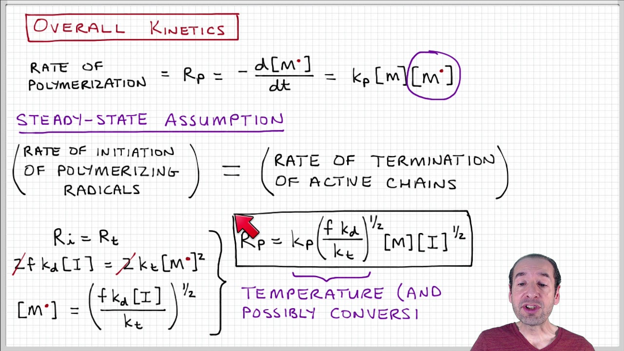 Introduction to Polymers - Lecture 6.5 - Free radical polymerization ...