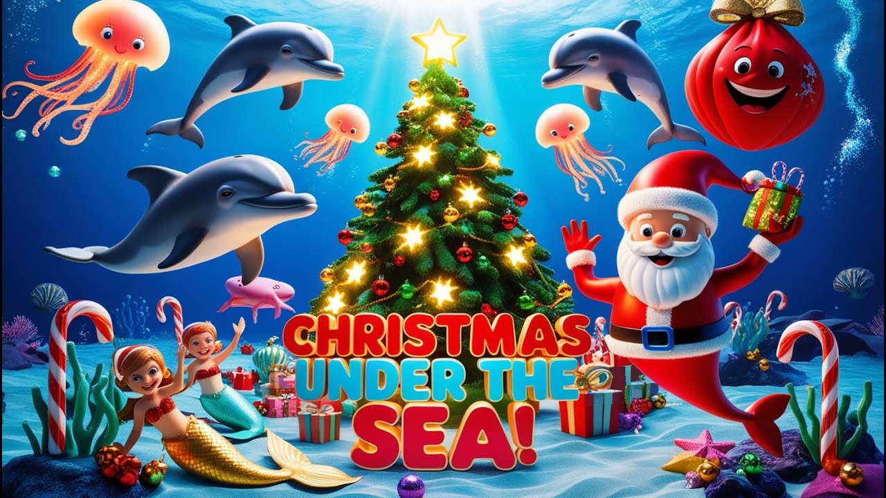🎄 Christmas Under the Sea Adventure Song for Kids | Joyful Holiday Fun ...