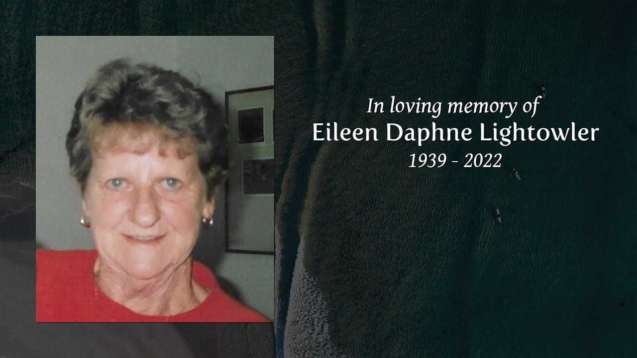 The funeral service for Mrs Eileen Lightowler - YouTube