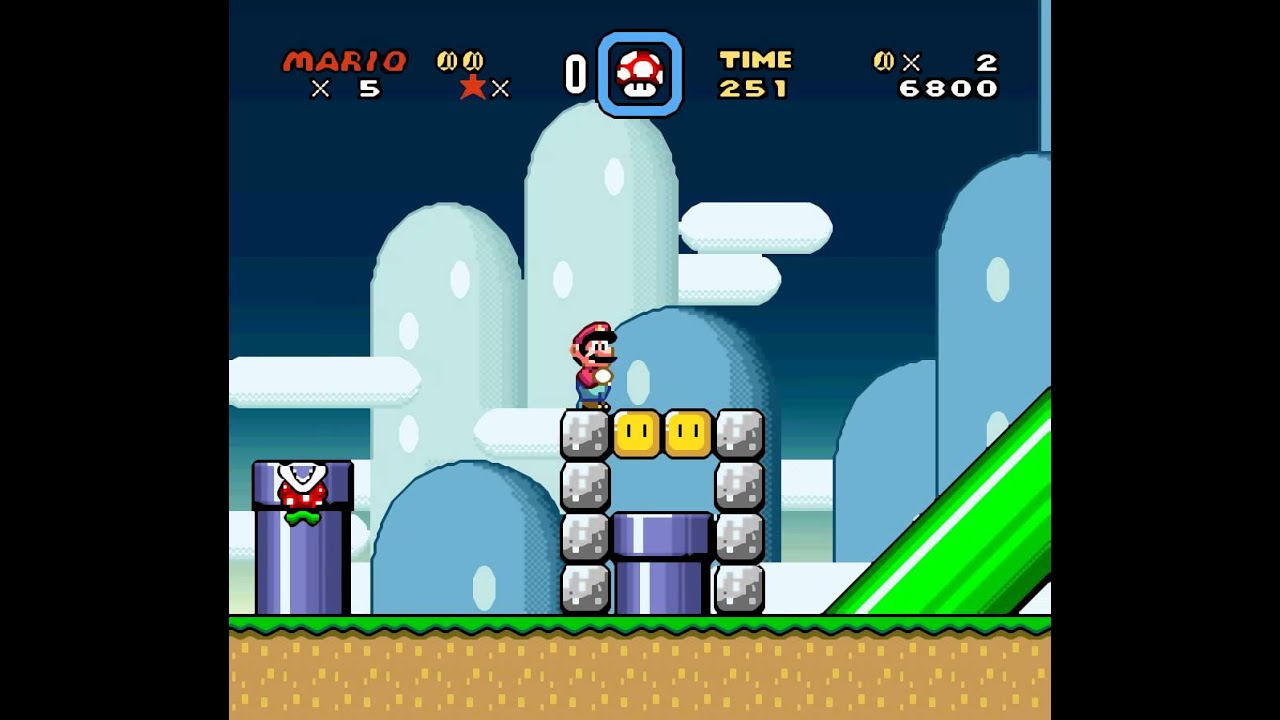 SMW CGRAM HDMA Experiment - YouTube