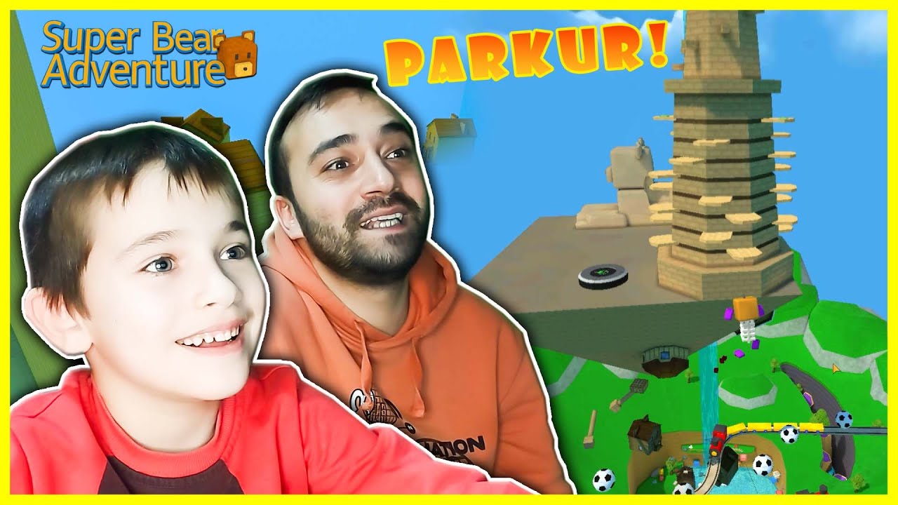 SUPER BEAR ADVENTURE GİZLİ PARKUR BİTİYOR? MU MUHAMMED ALP İLE EFSANE ...