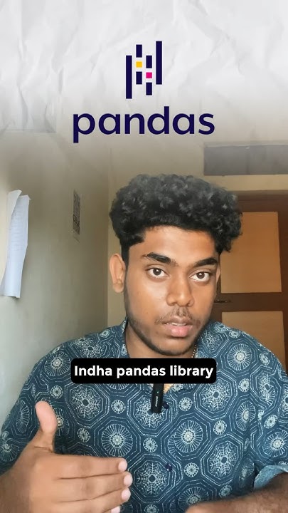 what is pandas in tamil? why do we use pandas ? machine with brain - YouTube