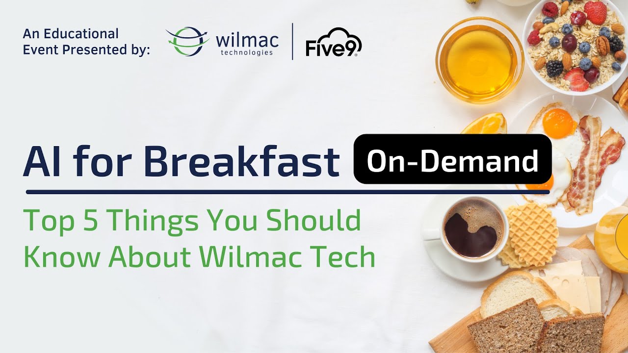 AI for Breakfast: Top 5 Things to Know About Wilmac Technologies - YouTube