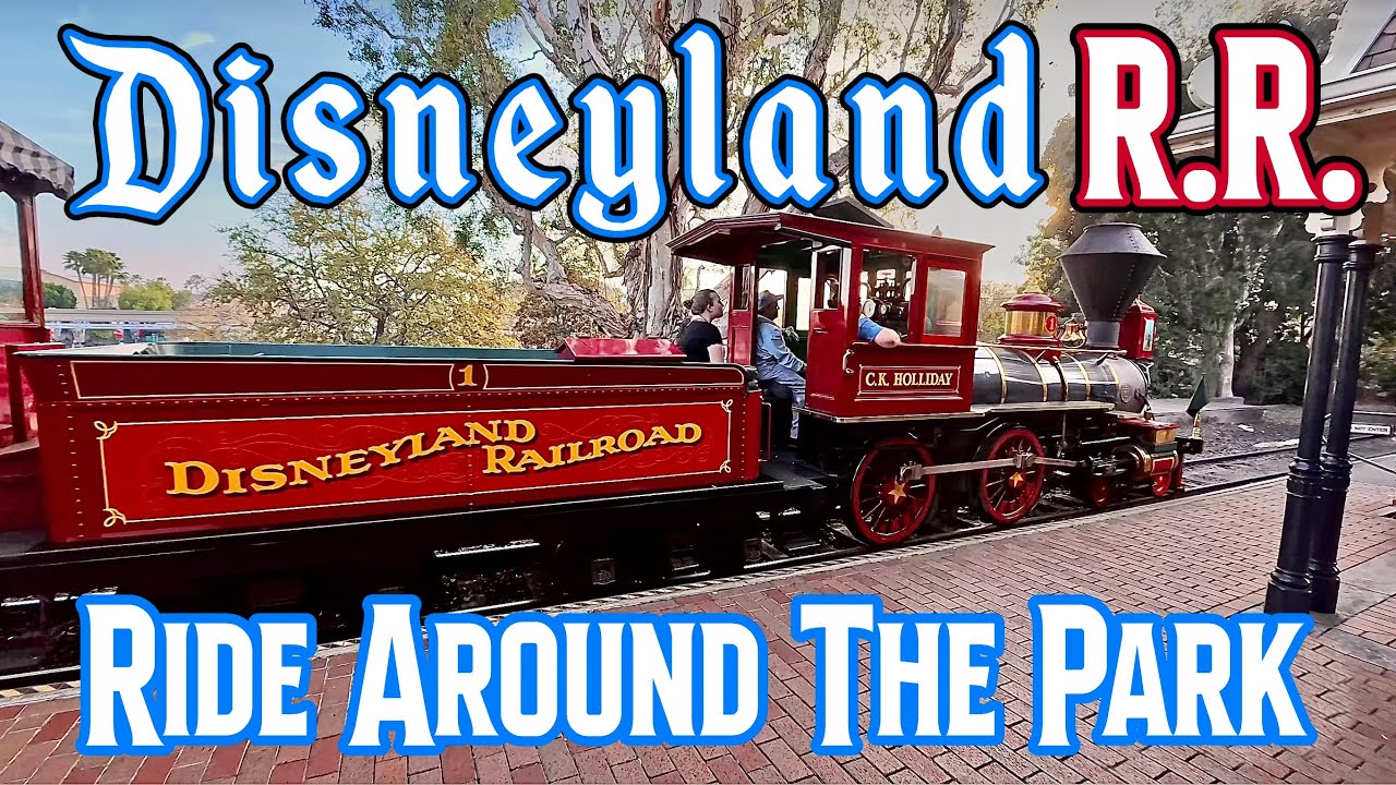 Disneyland Railroad - Ride Around Disneyland Park - YouTube