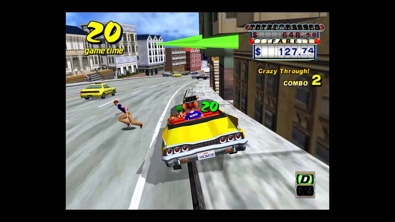 Crazy Taxi - Gameplay PC (Original) - YouTube