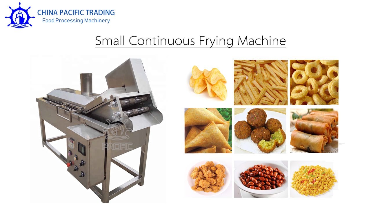 Chicken Nuggets Frying Machine|Automatic Continuous Frying Machine ...