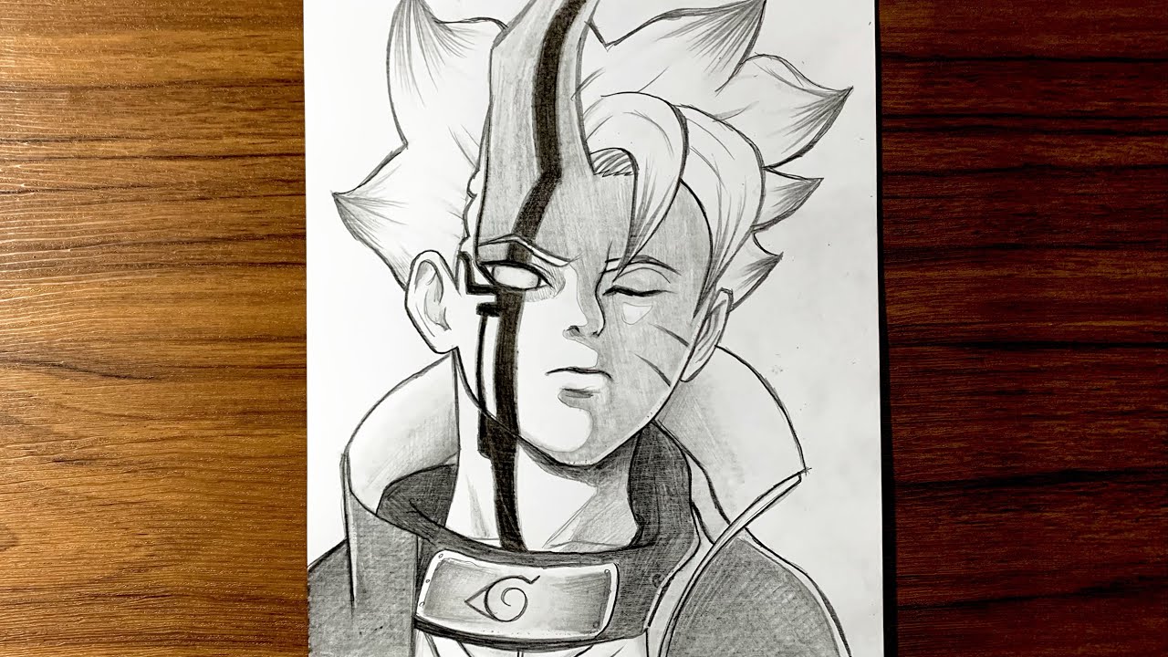 How to Draw Boruto Otsutsuki Mode | Complete Step by Step Guide - YouTube
