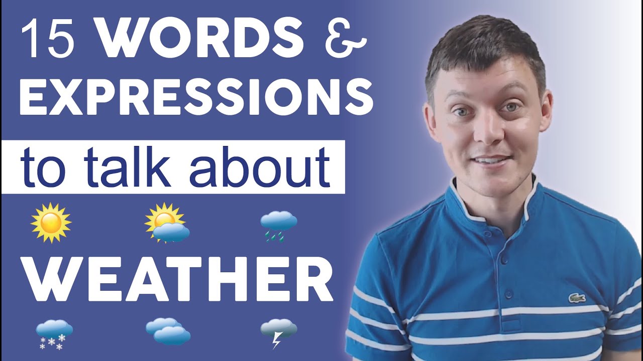 15 Words and Expressions - Weather - YouTube