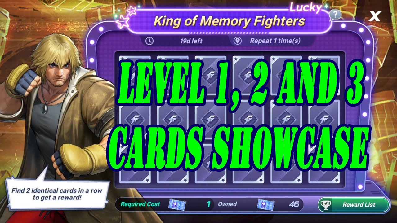 [KOF All Star] King of memory Fighters (Just got told cards are ...