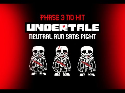 Undertale Neutral Sans Fight Remake Phase 3 No Hit || Undertale Fangame ...