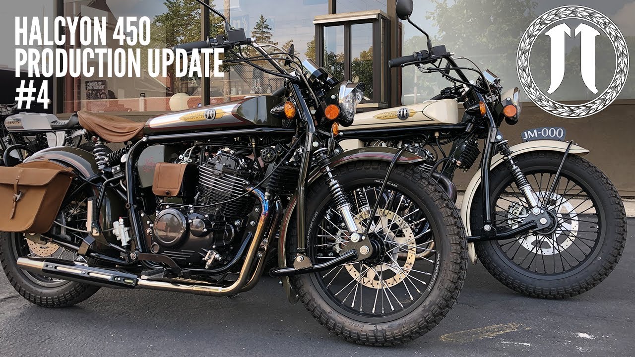 Janus Halcyon 450 motorcycle production update #4 - YouTube