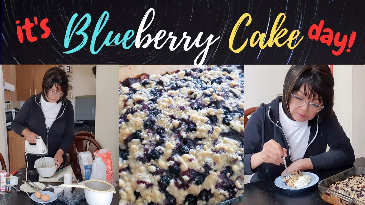 IT'S RAINING AGAIN! LET'S BAKE BLUEBERRY CAKE! ️ - YouTube