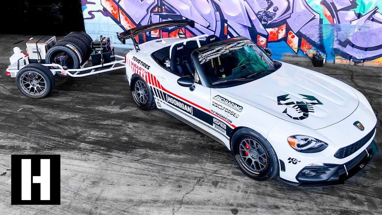 Ultimate Trackday Trailer Setup: our Track Rat Fiat 124 is DONE! - YouTube