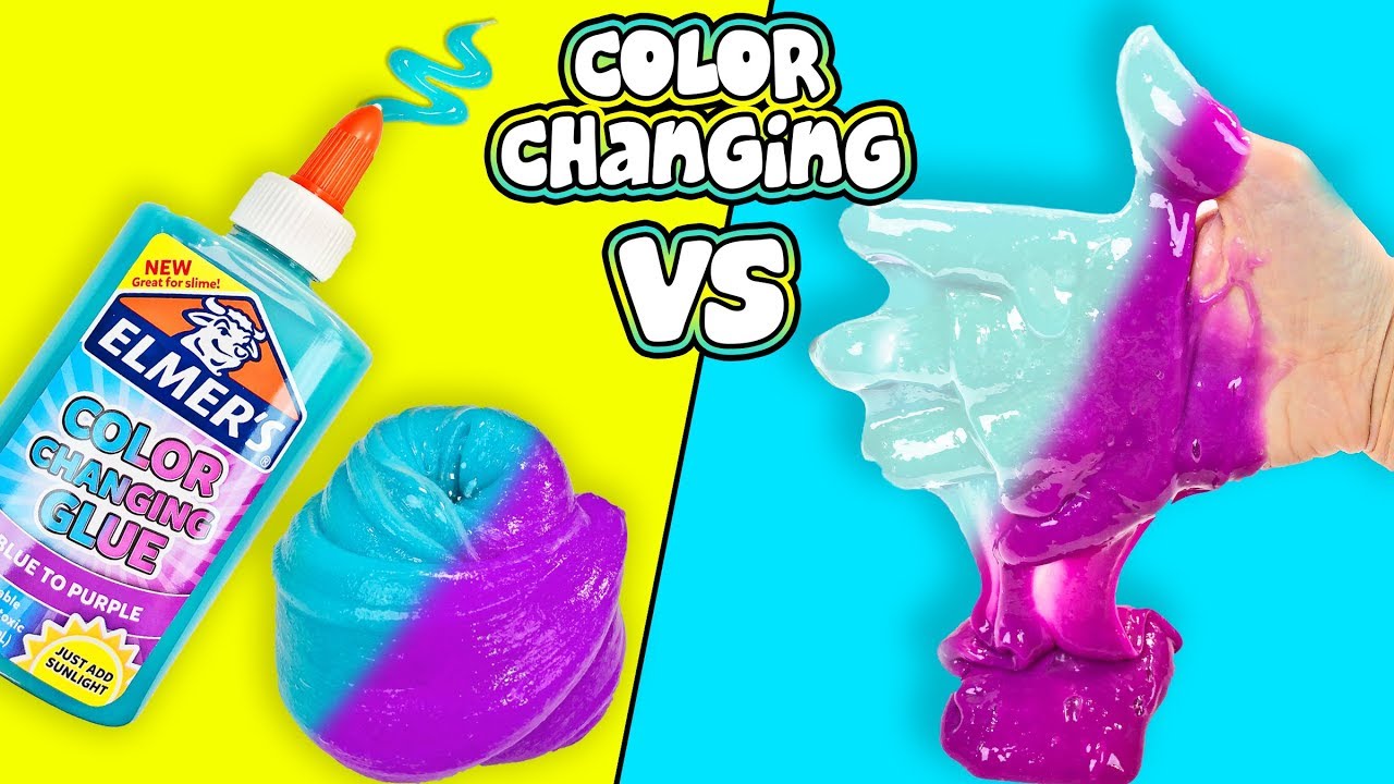 Color Changing Slime Challenge! - YouTube