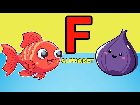 Fun Alphabet Songs for Kids! (Letter F) 🐸 İngilizce Alfabe (F Harfi)