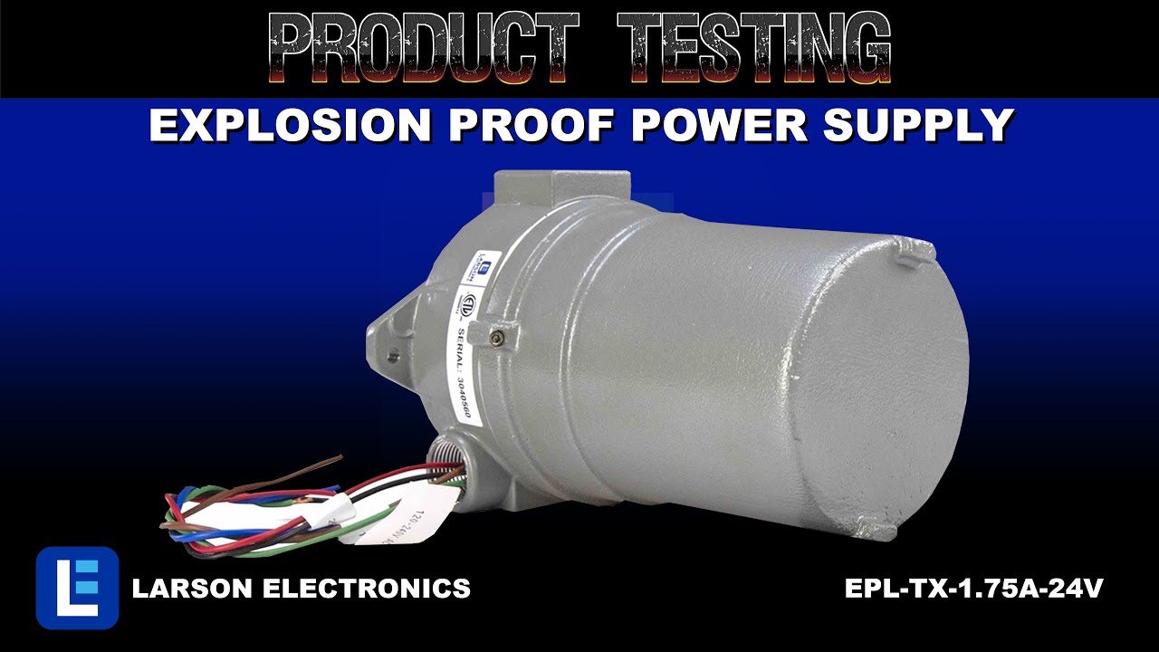 Explosion Proof Power Supply - 120-240V AC Input - 24V DC Output - 1.75 ...