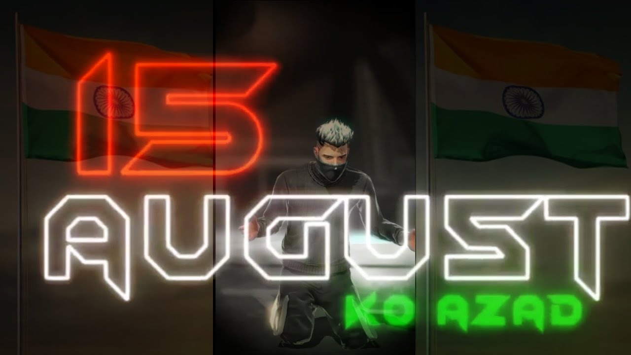 15 August free fire status 🇮🇳 || independence day status 2022 15 August ...