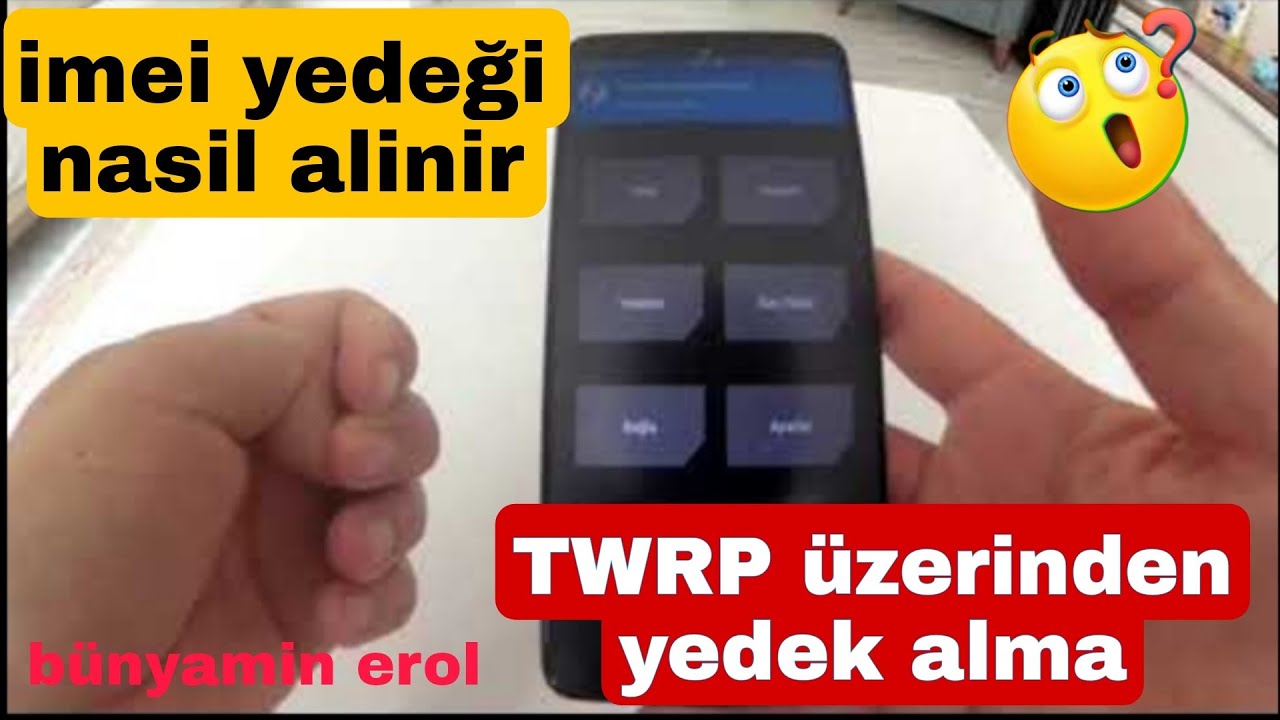 TWRP üzerinde full IMEI yedeği alma ve geri yükleme nasıl yapılır - YouTube