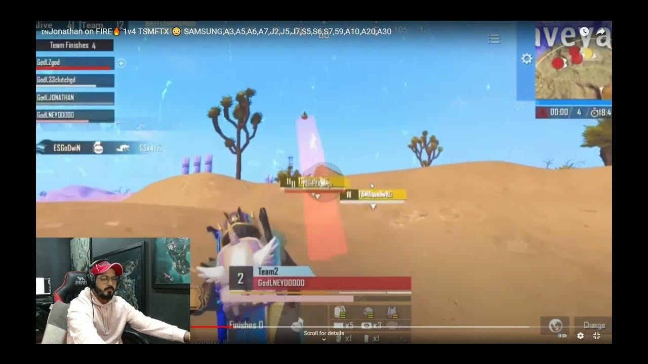 Mayavi reaction on Jonathan 1v4 tsm😳 | Mayavi reaction on Jonathan gaming clutch | Mayavi - YouTube