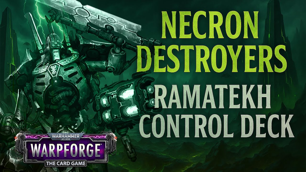 Ramatekh Destroyer Deck [Classic] || Warhammer 40,000: Warpforge - YouTube