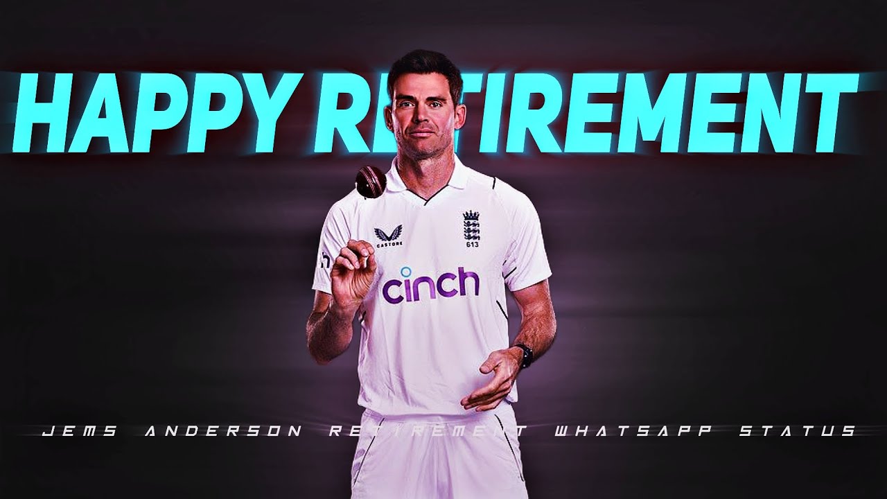 Jimmy Anderson retirement whatsapp status 😍🔥||Jimmy Anderson end of Era ...