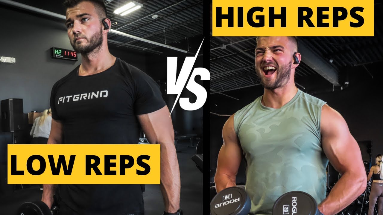 HIGH REPS vs. LOW REPS: Which is best to BUILD MUSCLE? - YouTube
