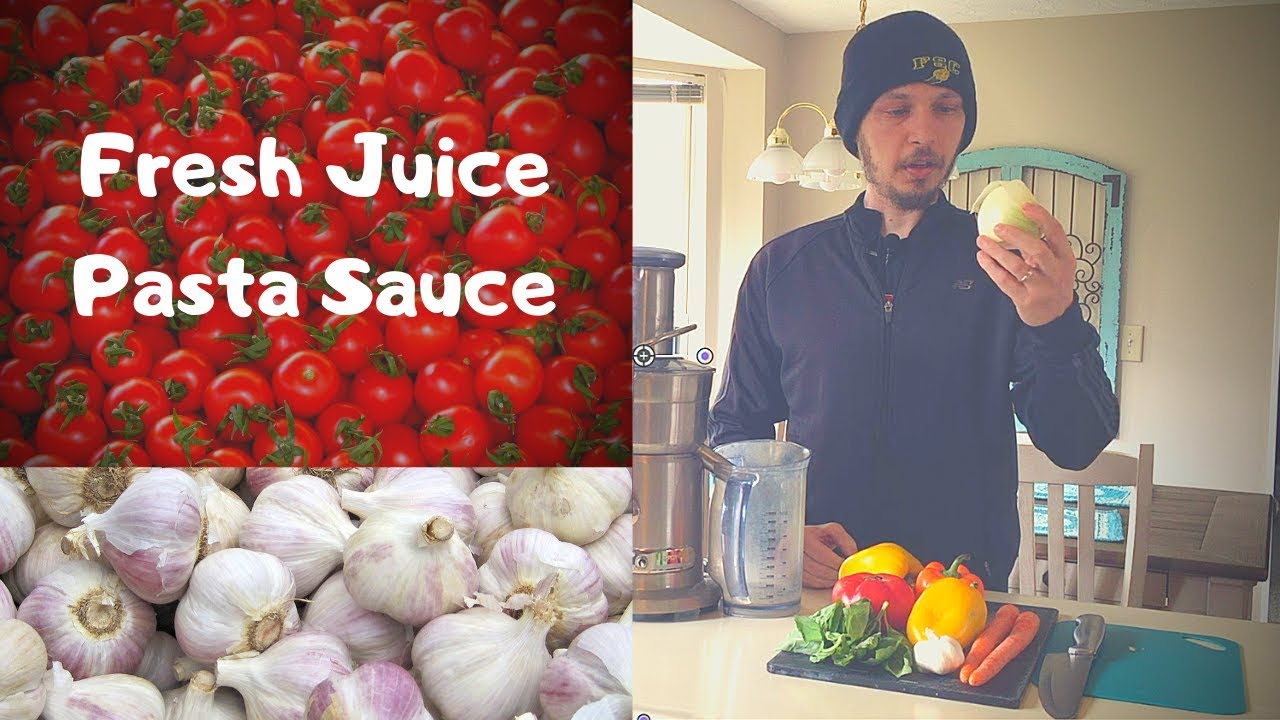 Fresh Juice Pasta Sauce Method - Tons Of Flavor! - YouTube