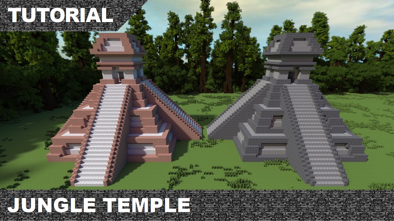 Minecraft Jungle Temple Upgrade Tutorial & Download - YouTube