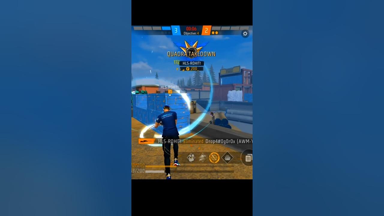 1vs4 π₯ π€― With Single Awm Best Awm Clutch Freefire Shorts