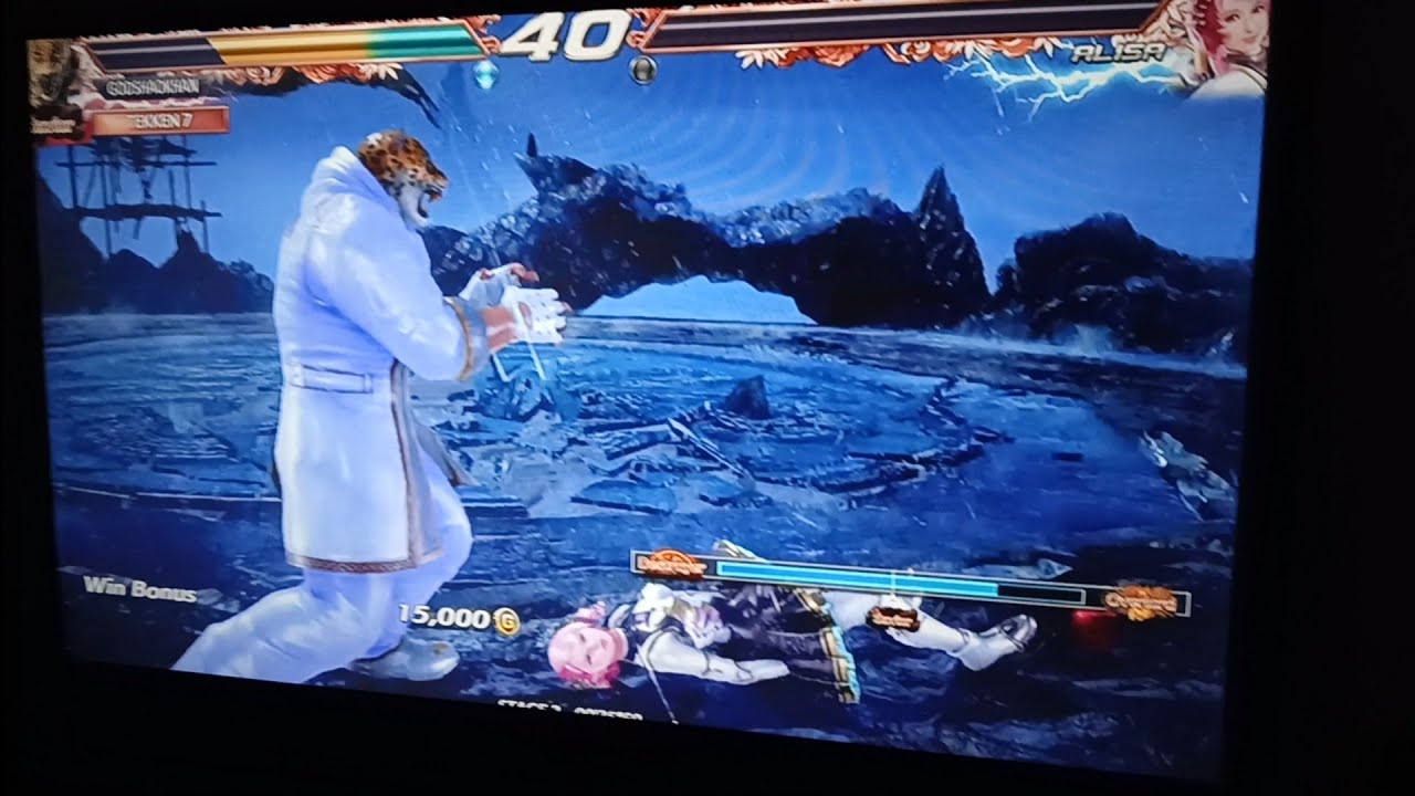 Tekken 7 King Chicken Face Wing Lock to Dragon Sleeper Finish on Alisa ...
