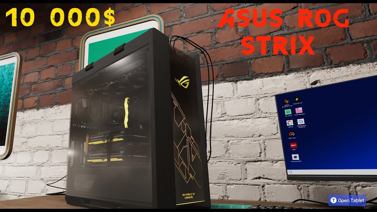 ASUS ROG STRIX BUILD - PC Building Simulator 2 - YouTube