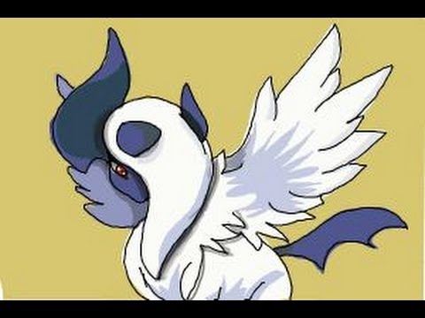How to draw Mega Absol from Pokemon - YouTube