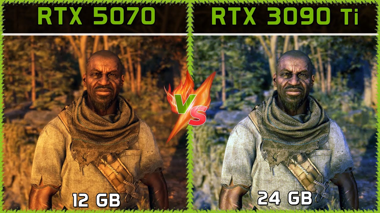 GeForce RTX 5070 vs GeForce RTX 3090 Ti - YouTube
