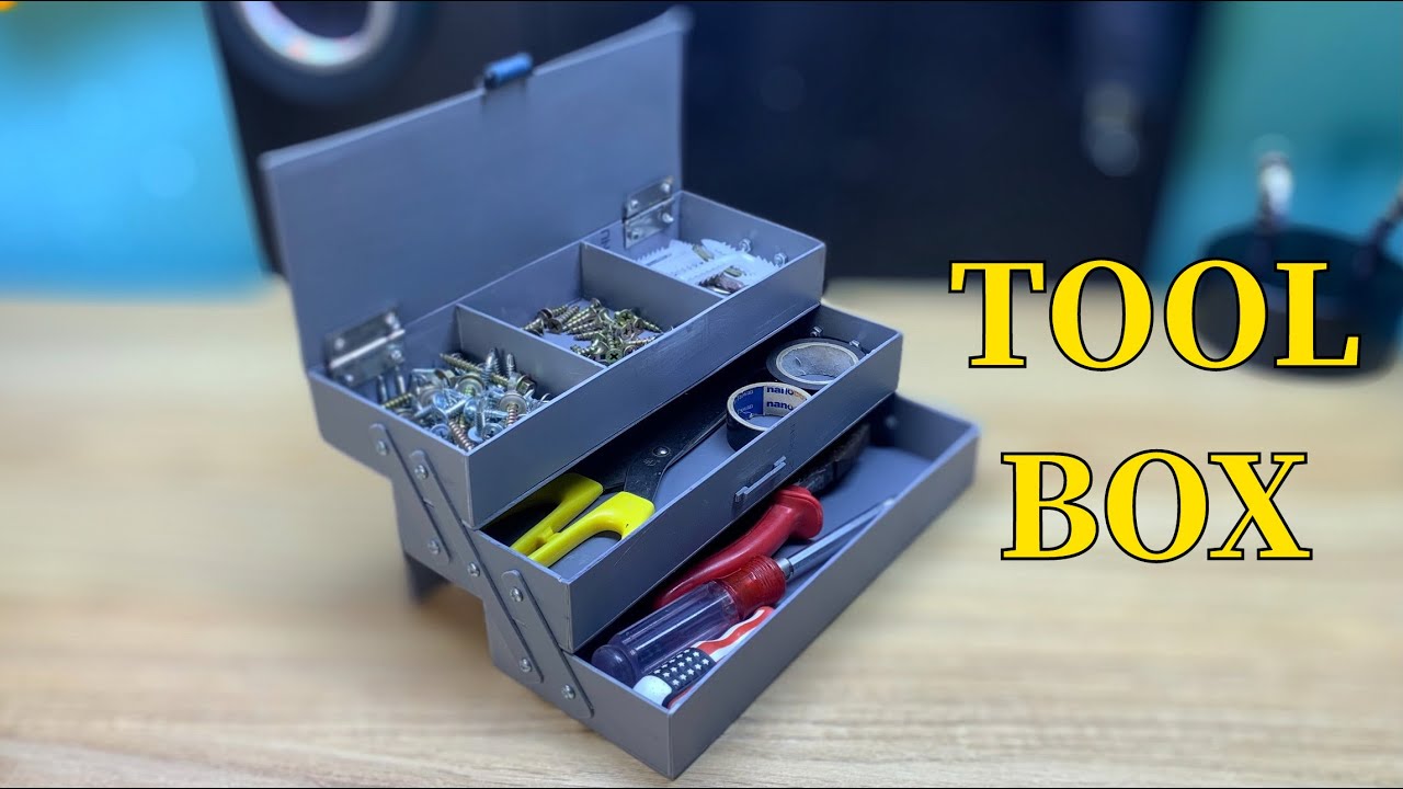 HOW TO MAKE TOOL BOX WITH PVC TUBE AT HOME || LÀM HỘP ĐỰNG DỤNG CỤ SIÊU ...