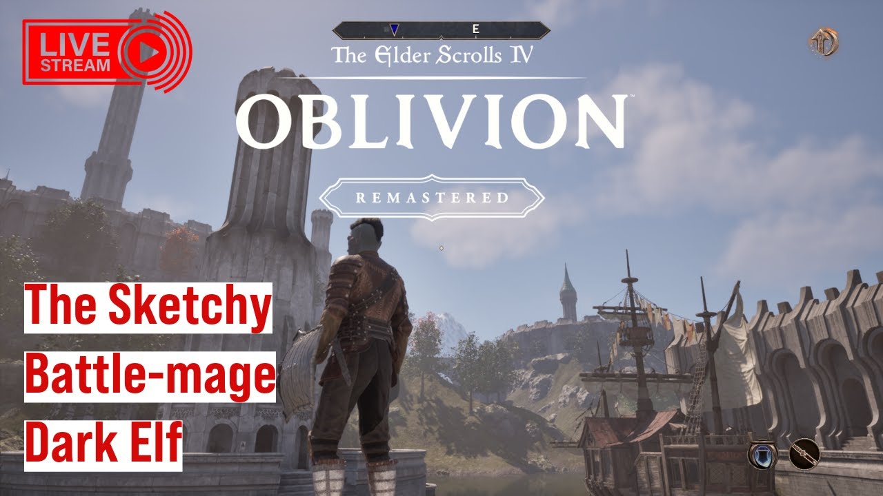 Elder Scrolls Oblivion Remastered | Battlemage Dark Elf Build - YouTube
