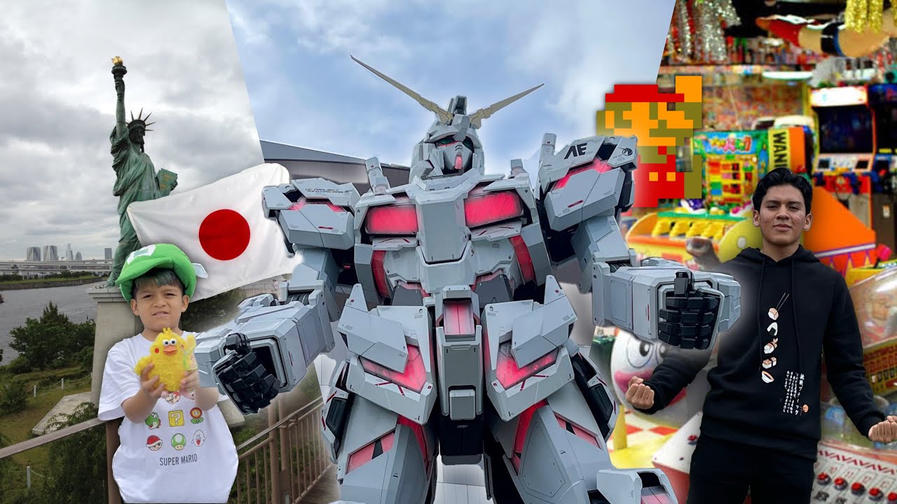 Así es el impresionante ROBOT GUNDAM GIGANTE de TOKYO | Vlog épico en ...
