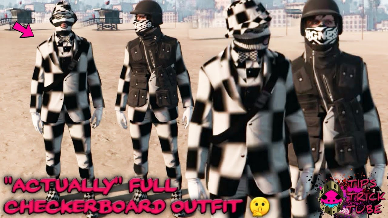 *SOLO* HOW TO GET FULL CHECKERBOARD OUTFIT IN GTA 5 ONLINE ...