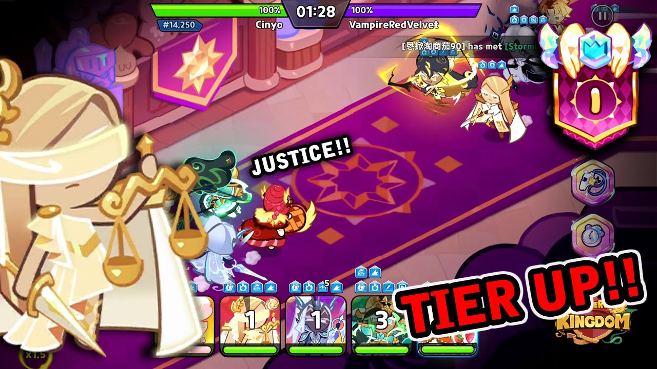 Cookie Run Kingdom Arena - Master 1 Tier Up - YouTube