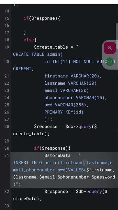 Mysql database with php👍👍👍👍 | #shorts #viral #ytshorts #php #mysql #database | Dz Coding ...