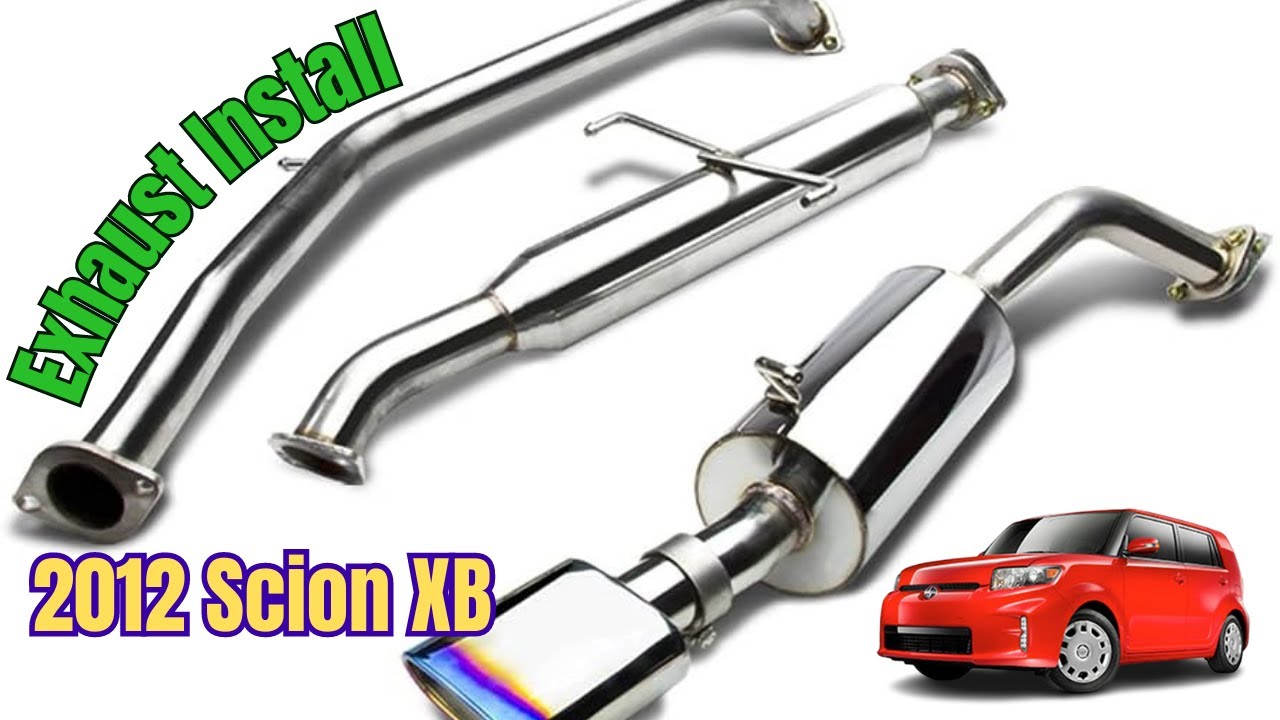 2012 SCION XB DNA MOTORING EXHAUST INSTALL TIP! - YouTube
