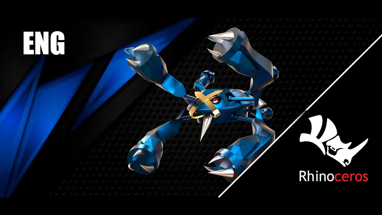 Rhino 3d Mega Metagross Toy - YouTube