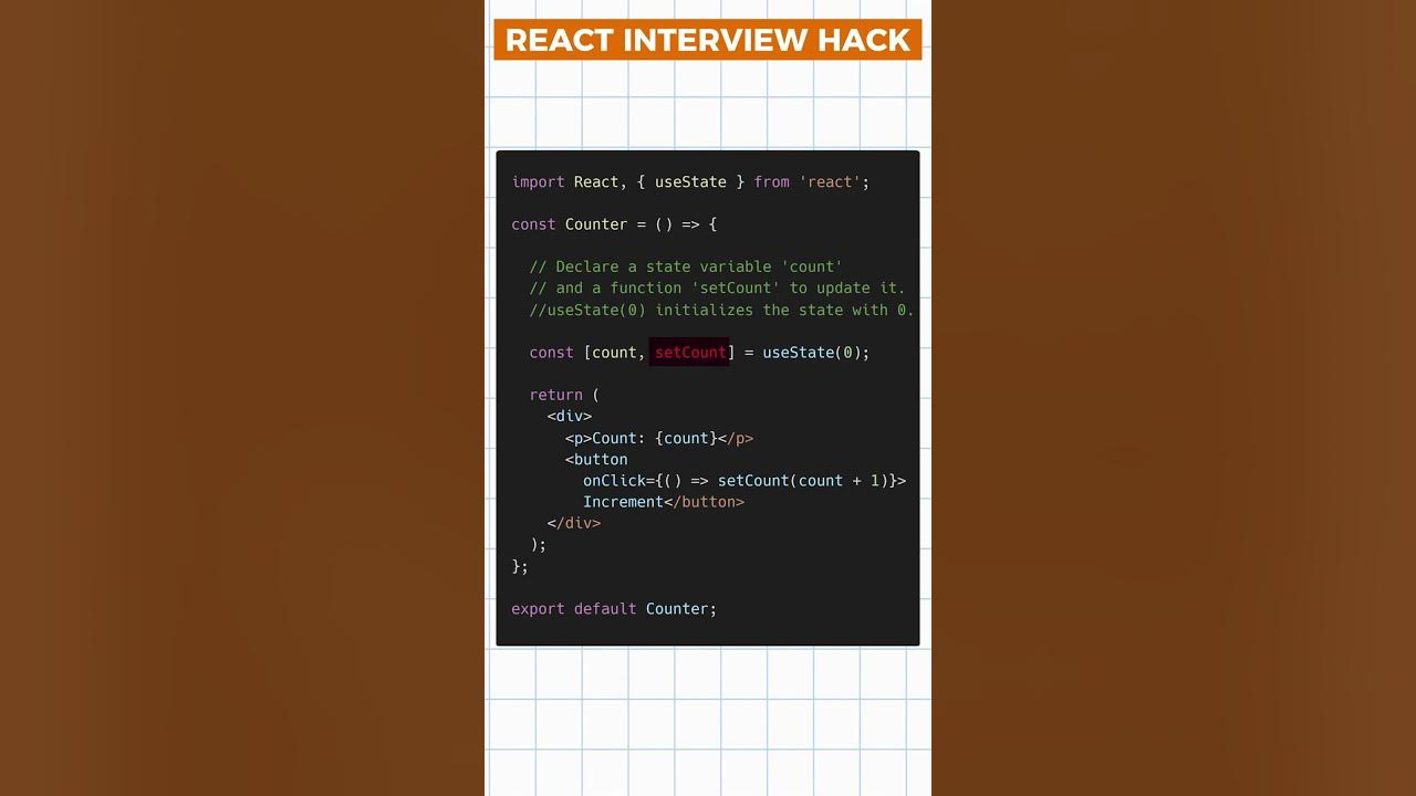 All About React Usestate Reactinterview Reactjs Reacttutorial Frontendinterview Youtube